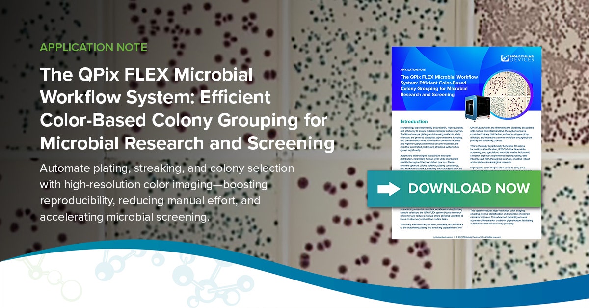 QPix FLEX Microbial Workflow System: Color-Based Colony Grouping for Microbial Research