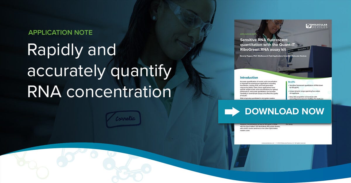 Sensitive Rna Fluorescent Quantitation With The Quant It Ribogreen Rna
