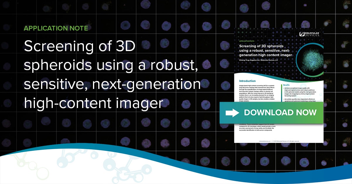 Screening of 3D Spheroids using High Content Imager
