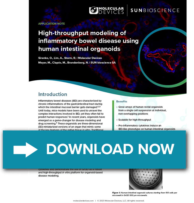 High Throughput Modeling Of Inflammatory Bowel Disease Using Human Intestinal Organoids