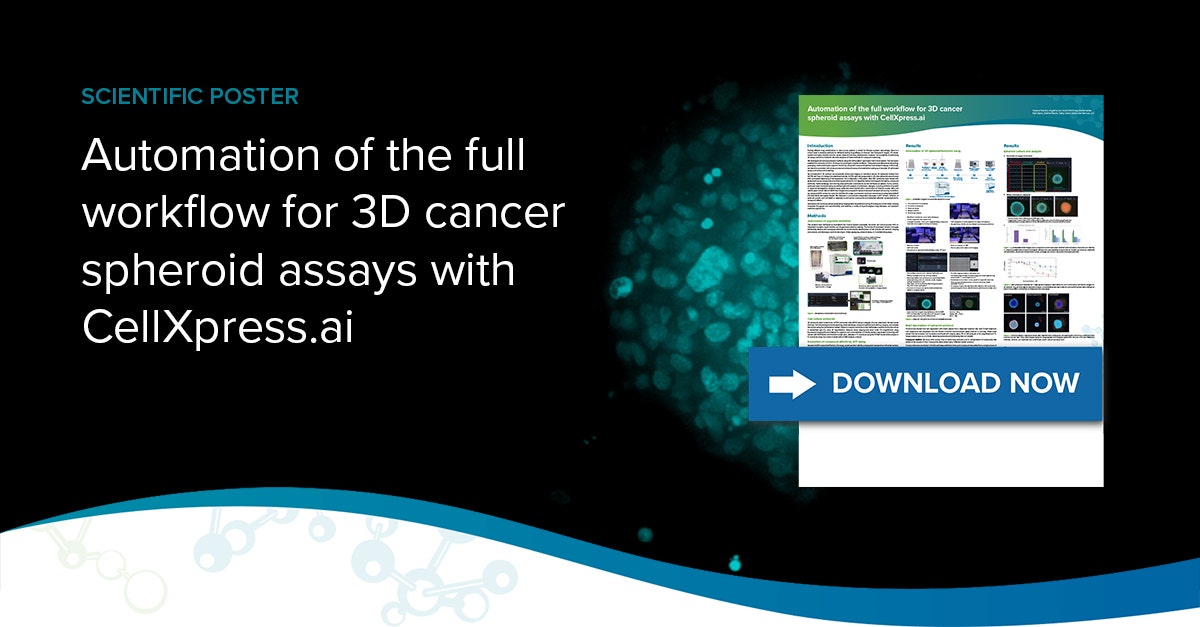 Automation workflow for 3D cancer spheroid with CellXpress.ai