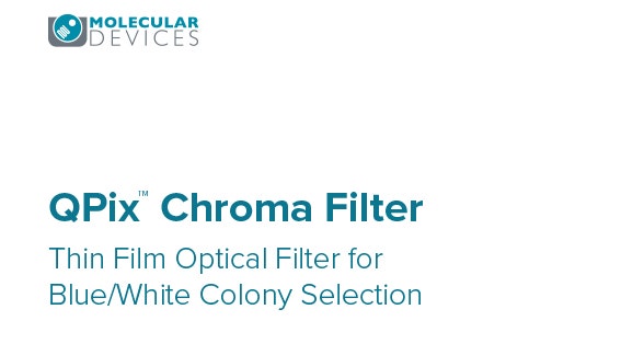 QPix Chroma Filter for Blue/White Colony Detection