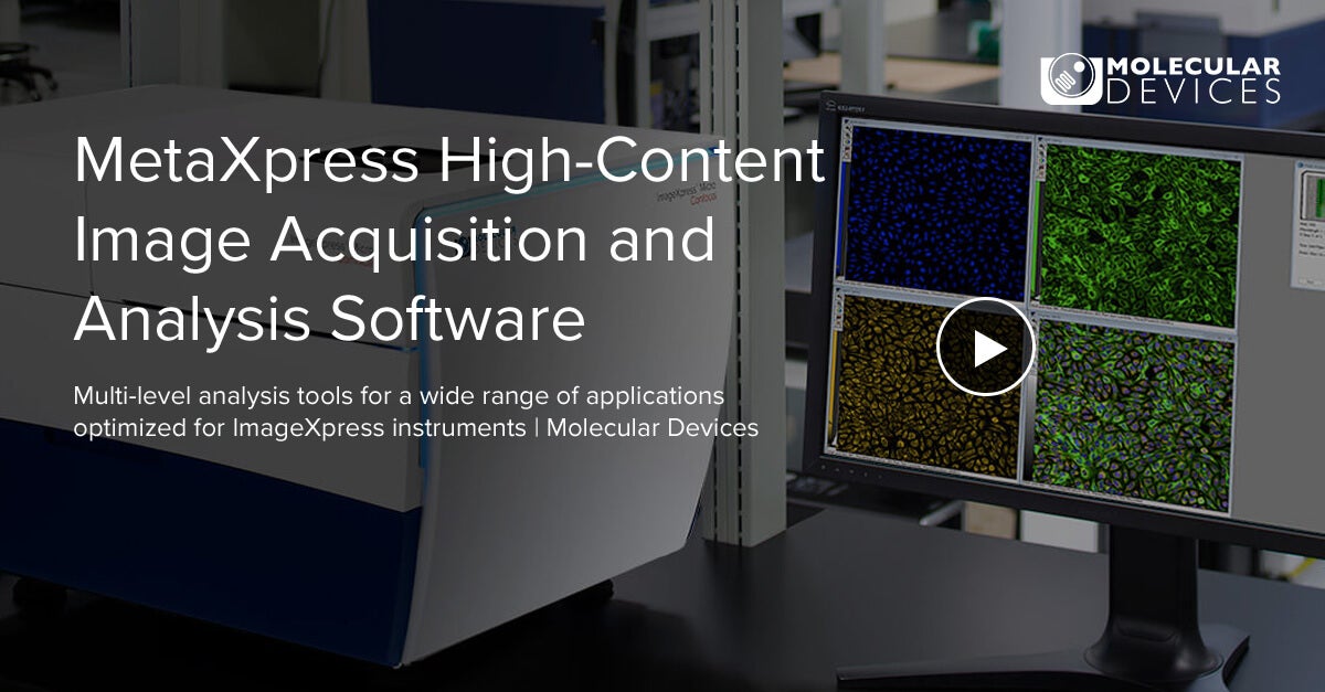 MetaXpress, High Content Image Analysis Software with Time Lapse Analysis