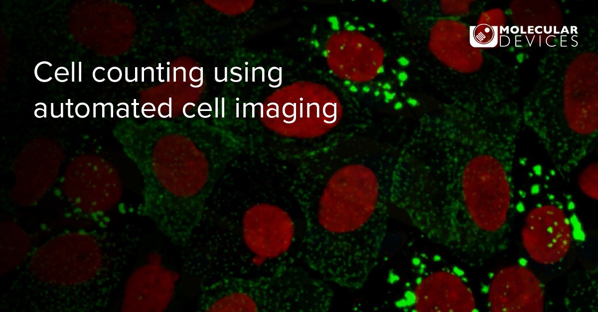 Cell counting using automated cell imaging