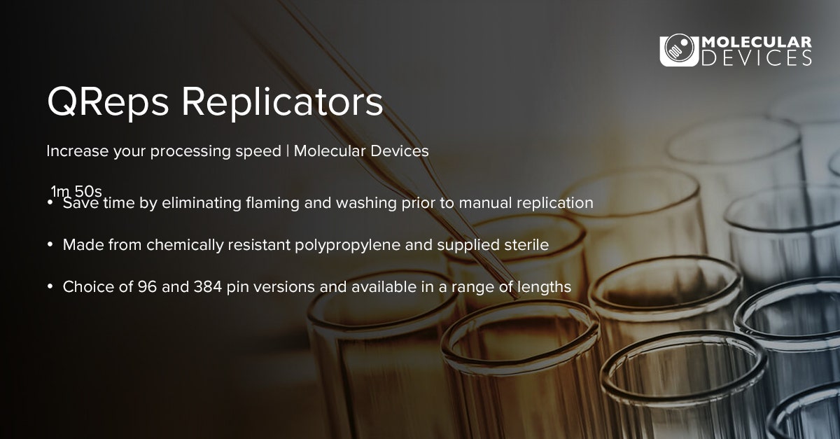 QReps Disposable Replicators | Molecular Devices