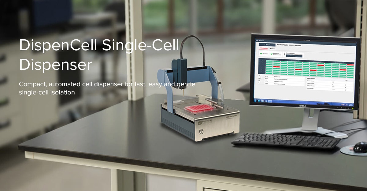 DispenCell Single-Cell Dispenser, Single-Cell Isolation