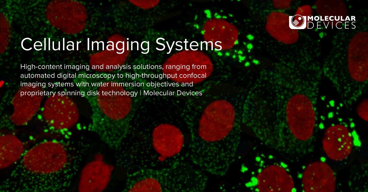 Cellular Imaging Systems, ImageXpress High-Content Imaging & Analysis ...