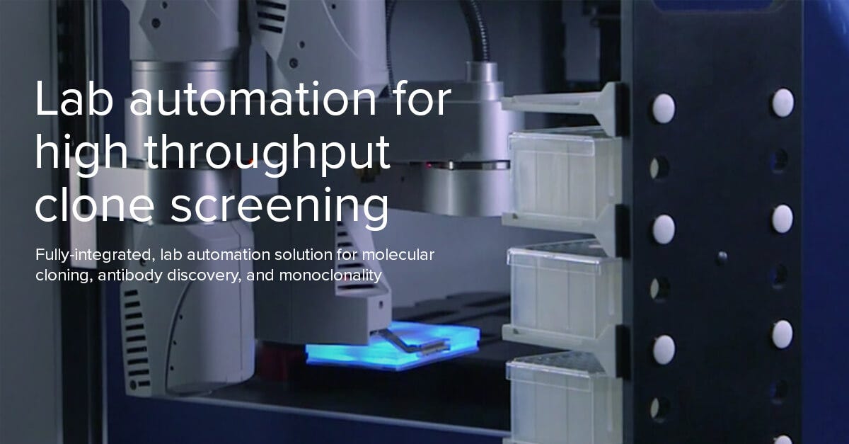 Lab Automation for High Throughput Clone Screening