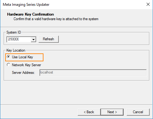MetaXpress®: Network Key upgrade or feature activation