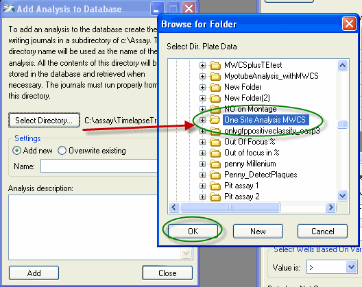 MetaXpress®: Journaling: Add journal to Analysis Drop down in Review ...