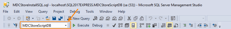 Mdcstore™ Install Database On Sql Server Using The Install Script