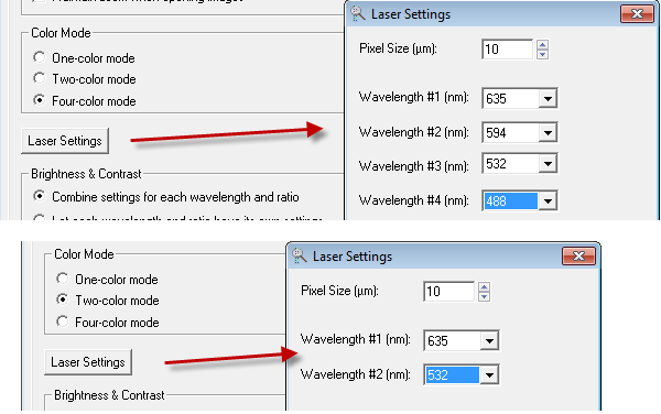 Genepix: Laser calibration failed