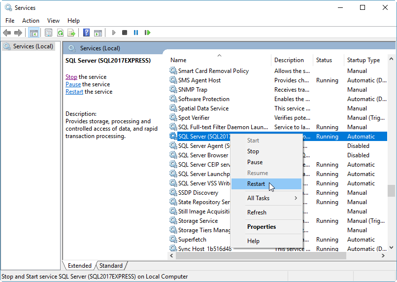 MDCStore™: Unable to login to database using sa account
