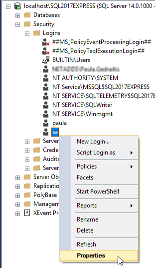 MDCStore™: Unable to login to database using sa account