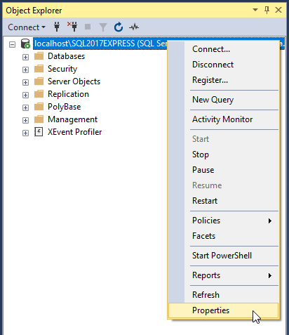 MDCStore™: Unable to login to database using sa account
