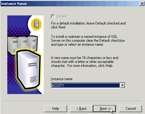 Acuity®, AcuityXpress™, DataXpress®, and MetaXpress®: upgrade from MSDE ...