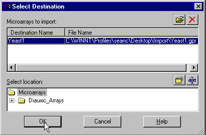 How can I import my GPR data files into Acuity?