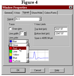 When recording an experiment with several sweeps make the last sweep a ...