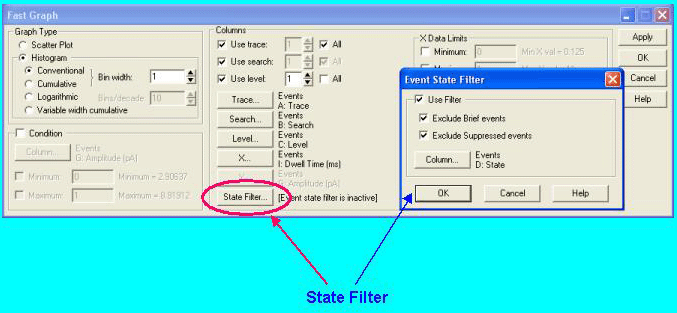 pCLAMP, Clampfit: Perform a typical single-channel analysis usingthe ...