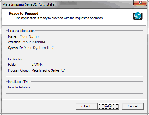 How to install the MetaMorph® Software version 7.7 on a computer ...