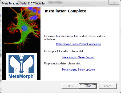 How to install the MetaMorph® Software version 7.7 on a computer ...