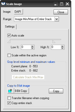How to use image scaling to change the display of an image
