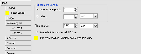 How to use the Timelapse tab in MDA
