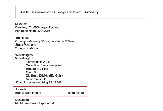 How to use journals in MDA