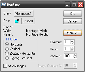 How to create a montage of images