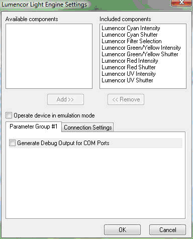 How to control a Lumencor Light Engine