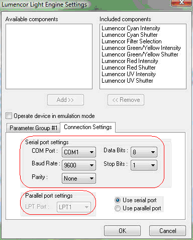 How to control a Lumencor Light Engine