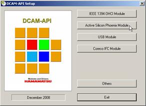 How to use Hamamatsu DCAM-API with Orca ER cameras
