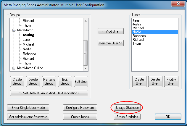 How to use Multiple User Mode in the Meta Imaging Series® Administrator