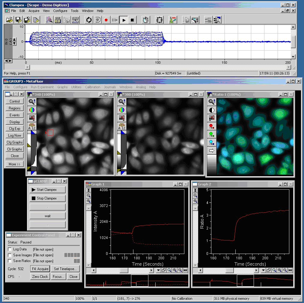 How to integrate imaging and electrophysiology with MetaFluor® 7 and pCLAMP 10