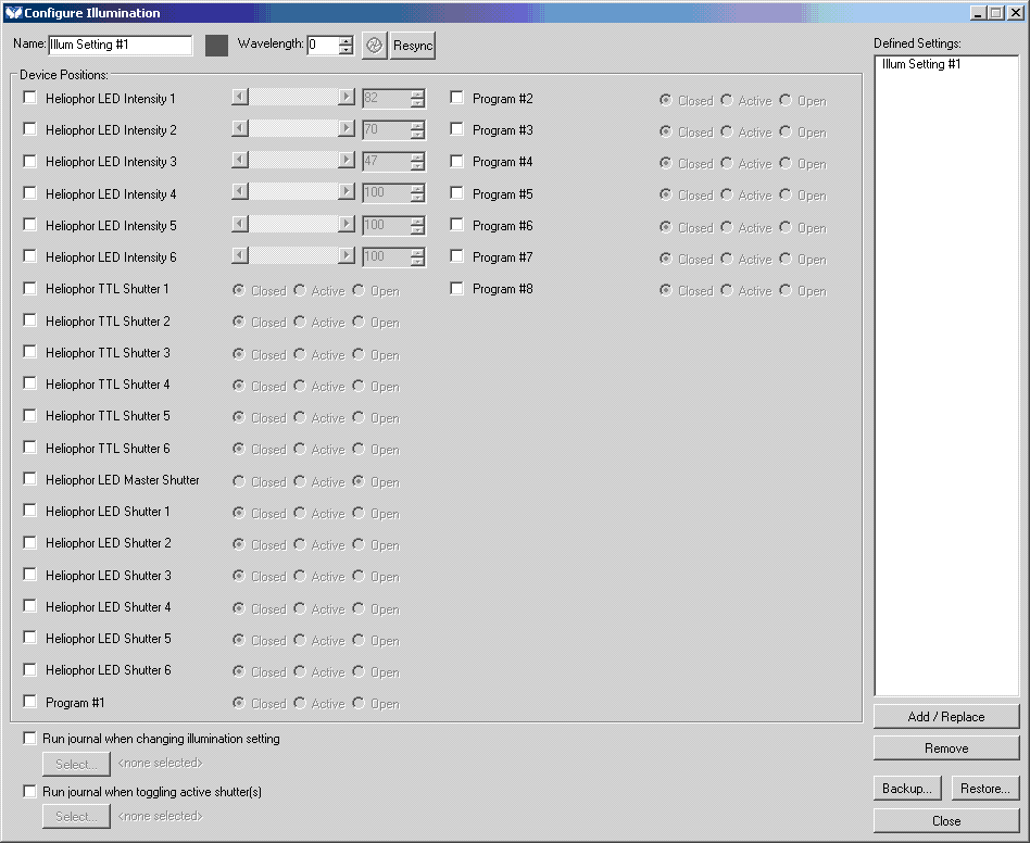 Heliophor: Triggering Pre-Programmed Routines from within the MetaMorph ...