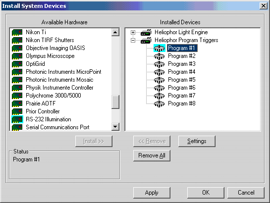 Heliophor: Triggering Pre-Programmed Routines from within the MetaMorph ...