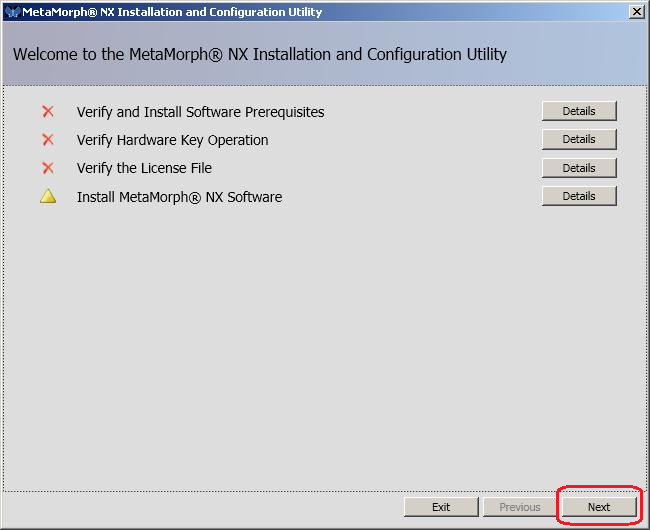 MetaMorph® NX 2.0 Software (Legacy) Installation Instructions