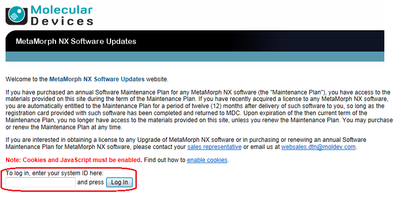 MetaMorph® NX 2.0 Software (Legacy) Installation Instructions