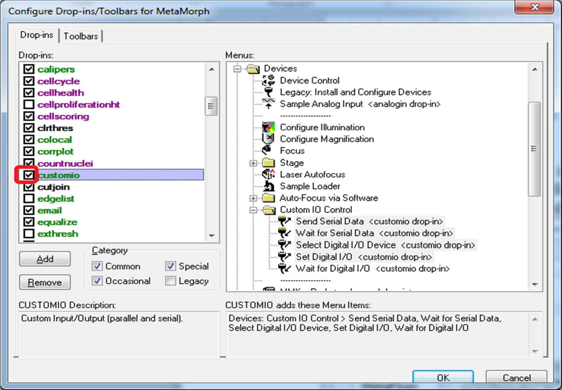 Controlling the ASI CRISP via serial commands from within the MetaMorph ...