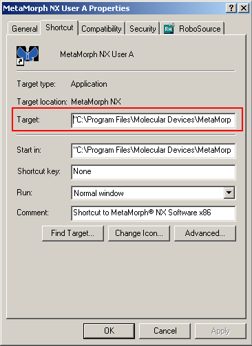 Using command line switches to customize multi-user access to the ...