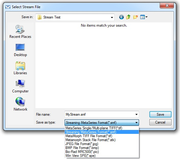 Fast streaming to a hard drive with a Hamamatsu Orca Flash 4.0 camera