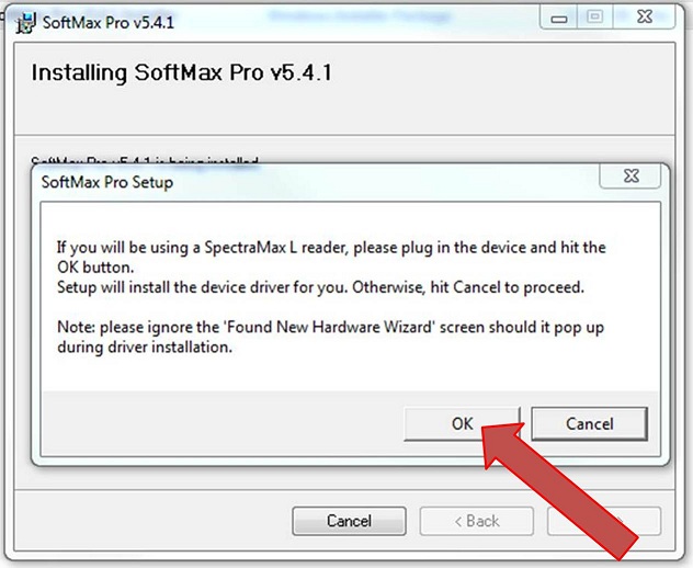 Installation of SoftMax® Pro on a Windows 7 computer and SpectraMax® L Luminescence Microplate ...