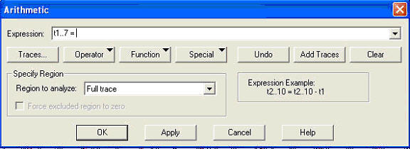 Differentiating Data Traces