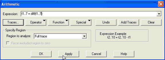 Differentiating Data Traces