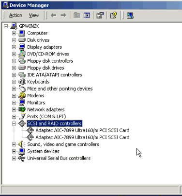 Install a GenePix microarray scanner under Windows 2000