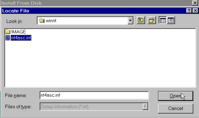 Install a SCSI GenePix microarray scanner under Windows NT