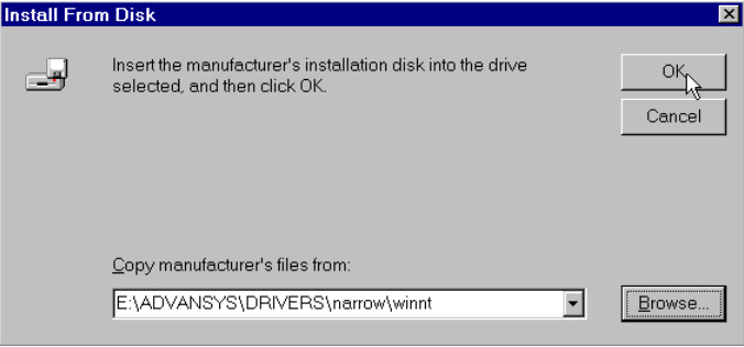 Install a SCSI GenePix microarray scanner under Windows NT
