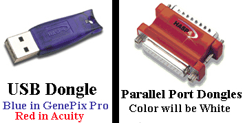 Software protection key (dongle) types