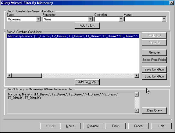 Creating a filtered dataset in Acuity