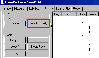 How can I import my GPR data files into Acuity?